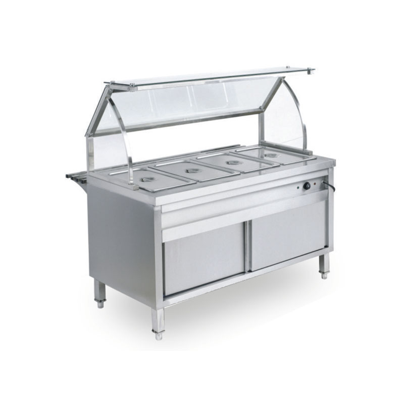 Standing Bain Marie with glass top - LINKRICH MACHINERY GROUP